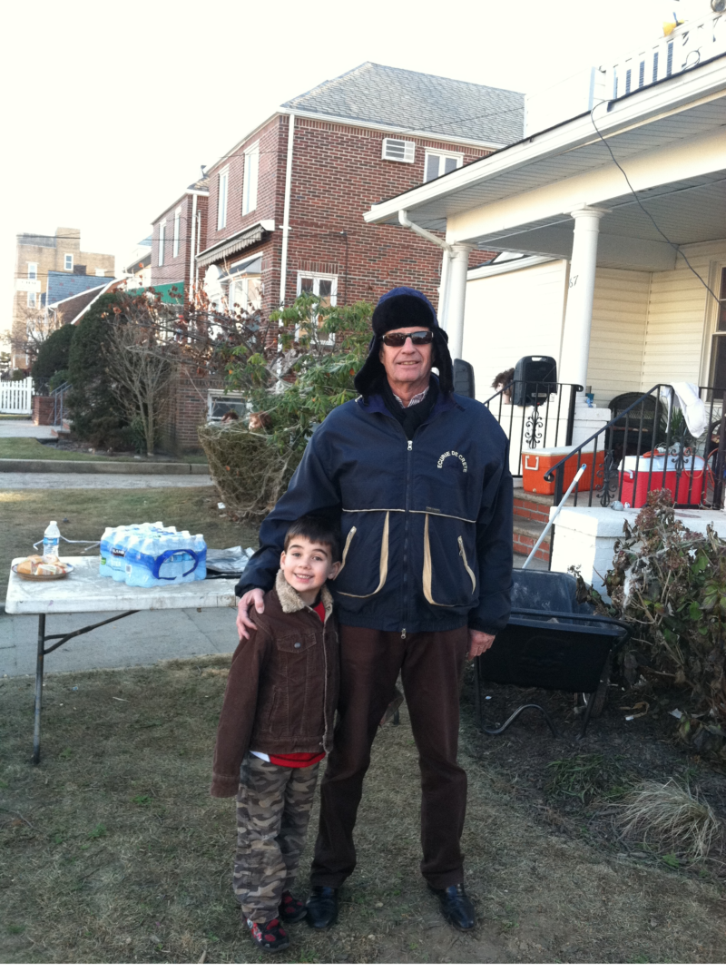 Noah with his grandfather – Observing the Impact of Hurricane Sandy ...